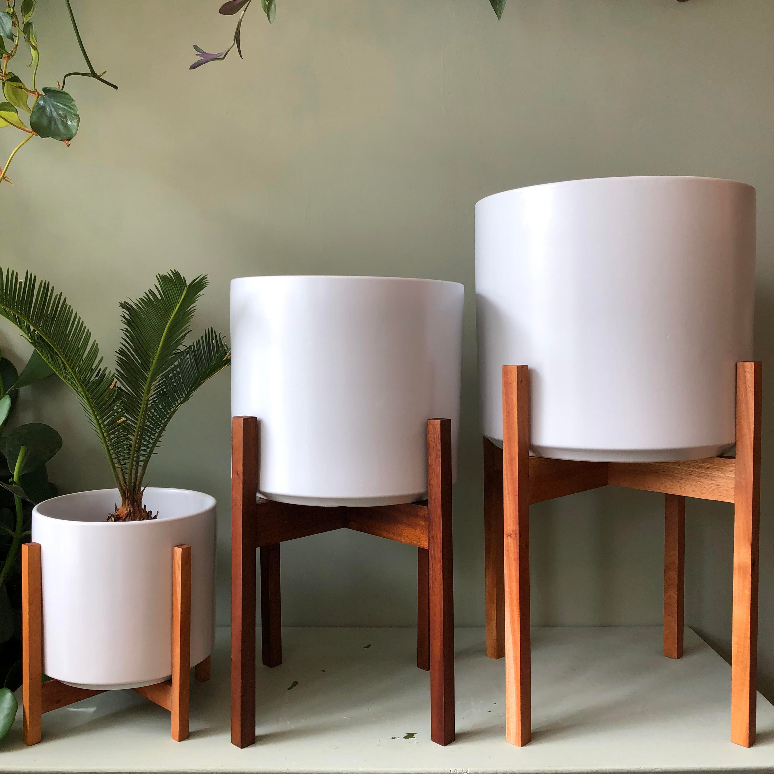 Square Stands for Solid Goods Cylinder Pots | Plant & Curio